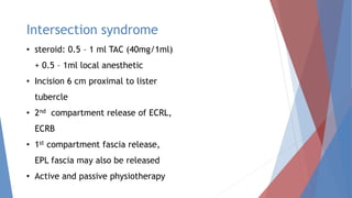 Tenosynovitis disorders of the Upper Extremity | PPTX