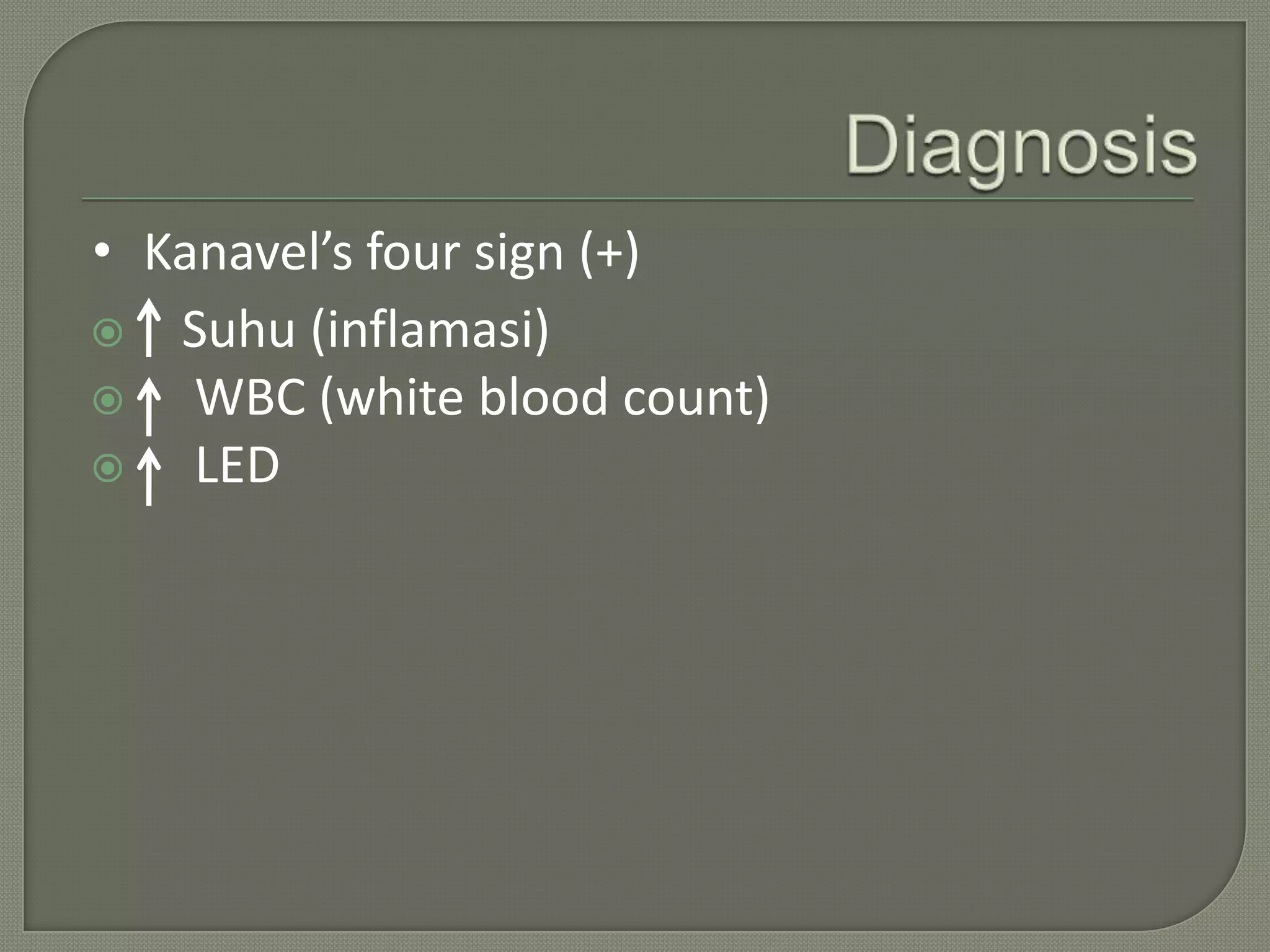 Tenosynovitis supuratif | PPTX