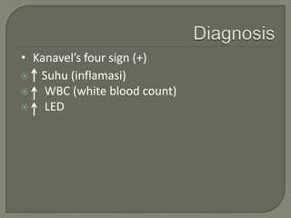 Tenosynovitis supuratif | PPTX