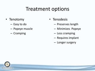 Tenotomy 2013 final | PPTX