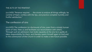 in Roman Catholic Church- Reconciliation | PPT