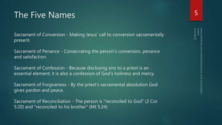 in Roman Catholic Church- Reconciliation | PPT