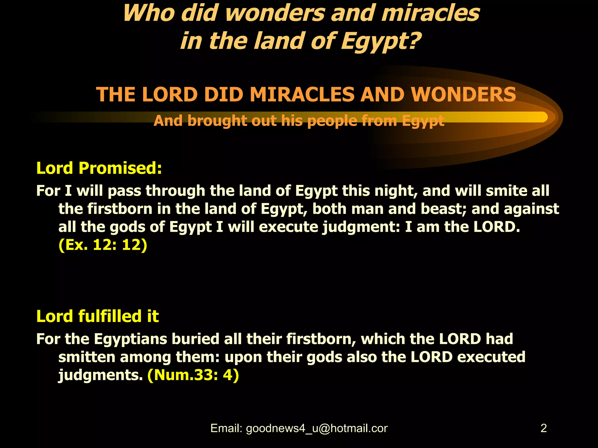 Ten Plagues Of Egypt Ppt | PPT