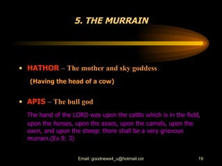 Ten Plagues Of Egypt Ppt | PPT