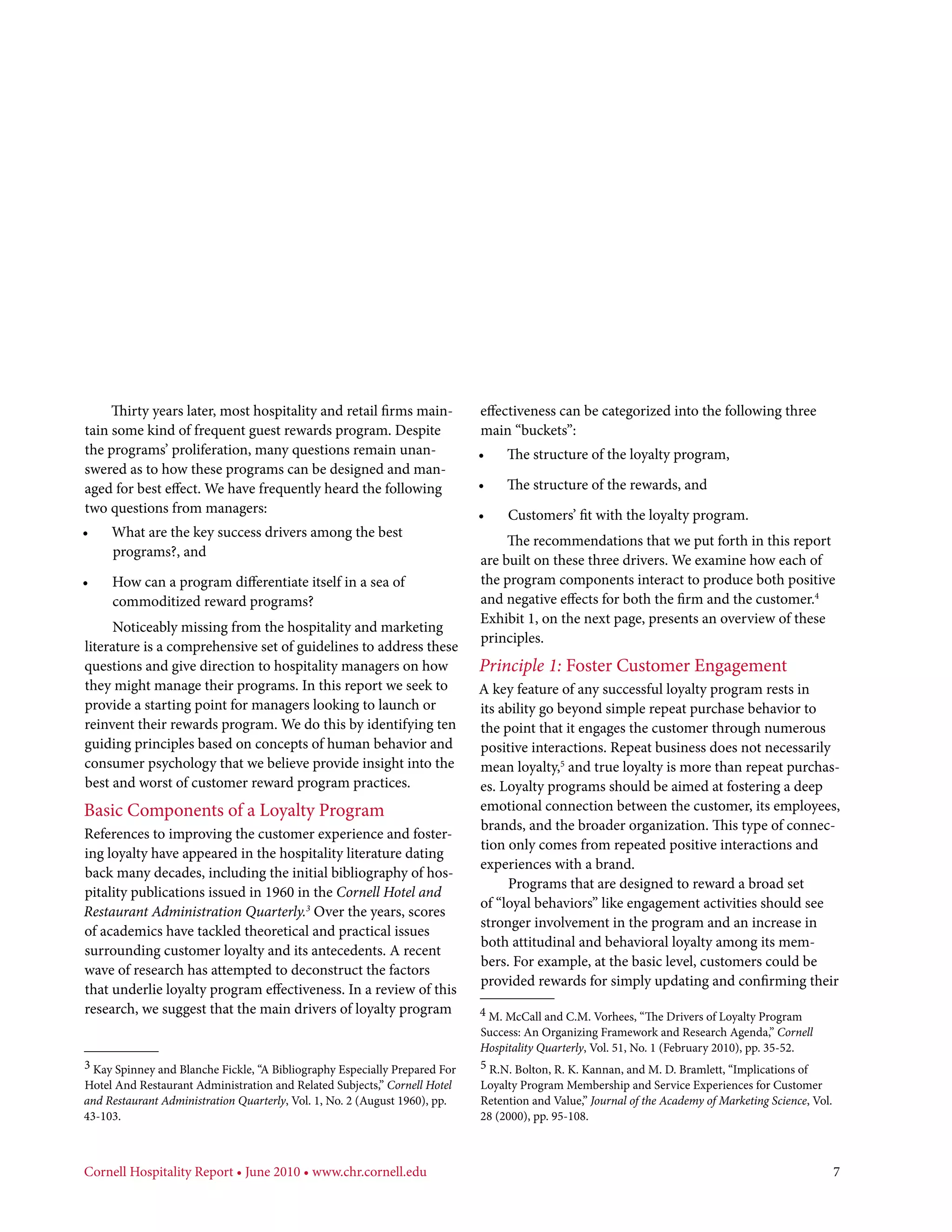 Ten principles for designing an effective customer reward program | PDF