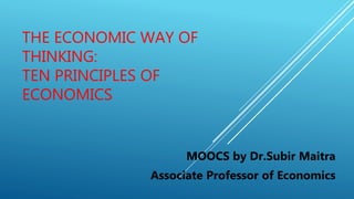 Ten principles of economics | PPTX