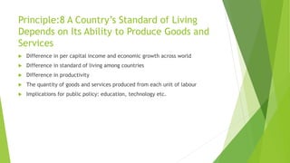 Ten principles of economics | PPTX