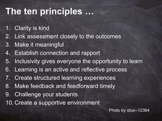 Ten principles of effective teaching | PPTX