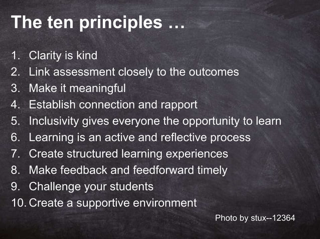 Ten principles of effective teaching | PPTX