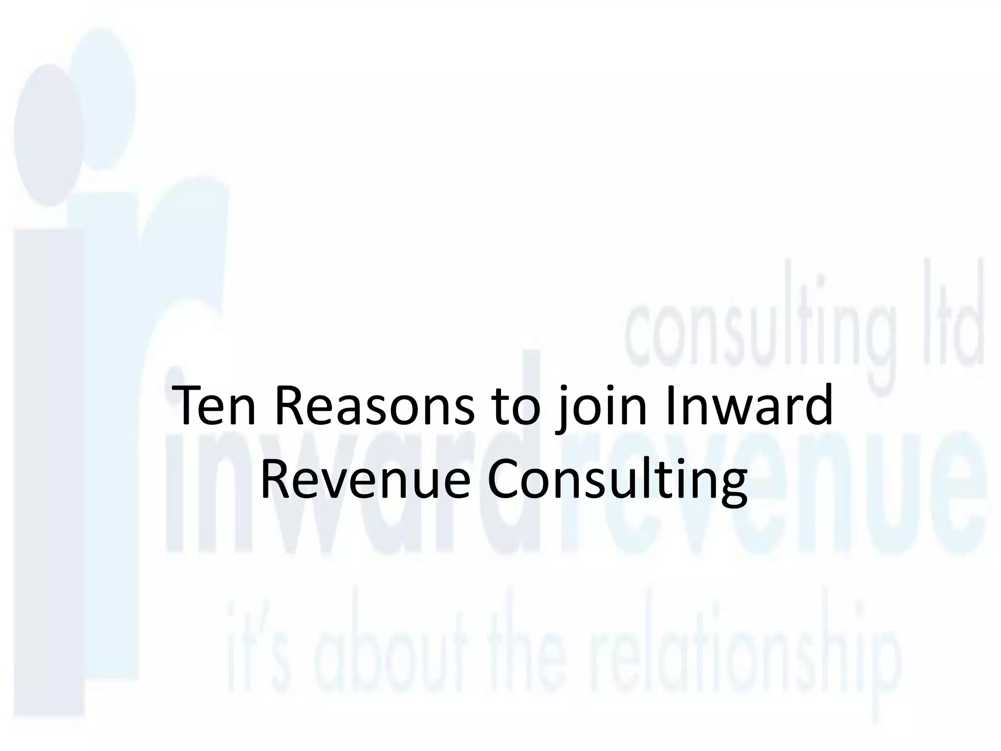 Ten Reasons To Join Irc | PPTX