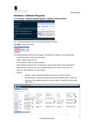 Tenrox Basics V5 | DOC
