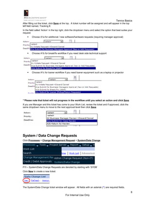Tenrox Basics V5 | DOC