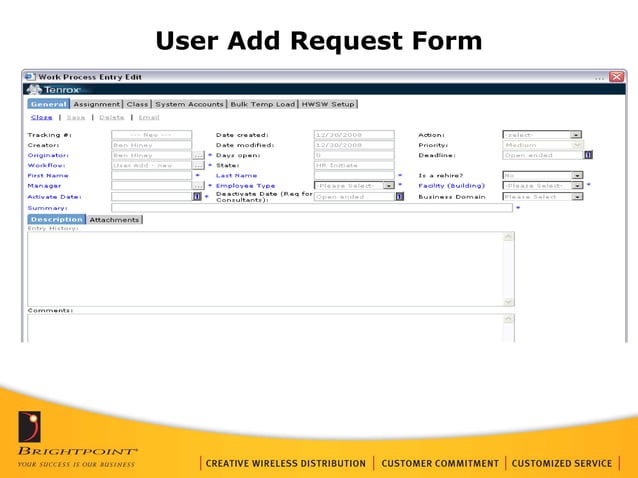 Tenrox Workflow Overview 200907 | PPT
