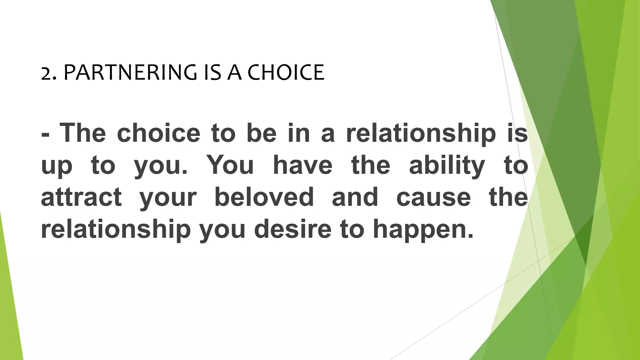 Ten rules for finding love and creating long lasting authentic relationships | PPTX