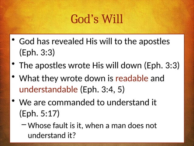 Ten Rules For Misunderstanding the Bible1.pptx | Christianity ...