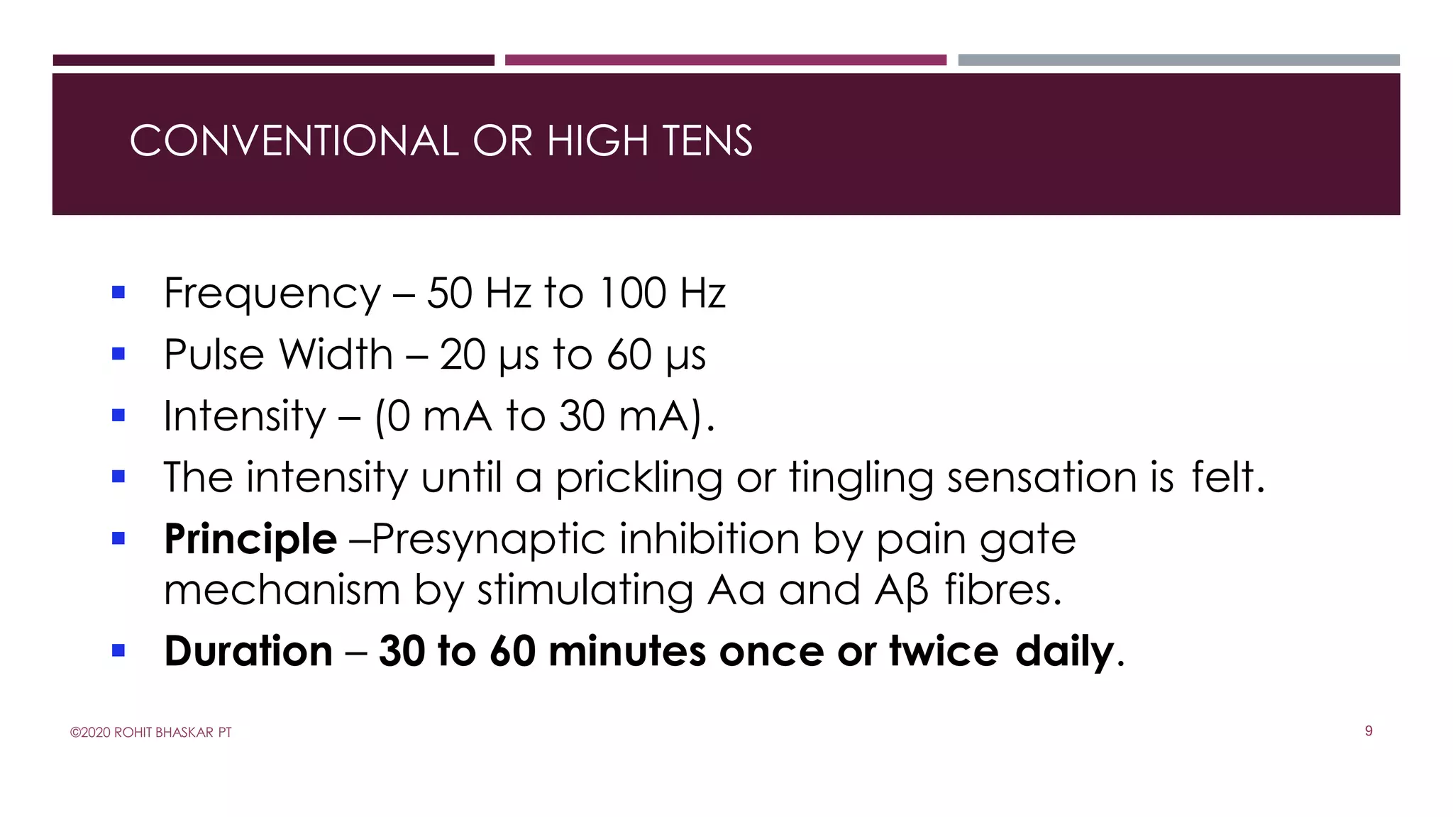 Transcutaneous Electrical Nerve Stimulation (TENS) I Physiotherapy: Dr ...