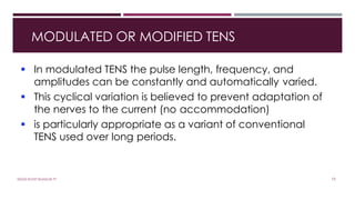 Transcutaneous Electrical Nerve Stimulation (TENS) I Physiotherapy: Dr ...