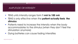 Transcutaneous Electrical Nerve Stimulation (TENS) I Physiotherapy: Dr ...