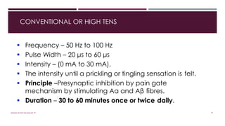 Transcutaneous Electrical Nerve Stimulation (TENS) I Physiotherapy: Dr ...