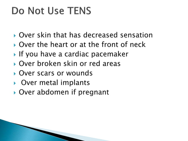 TENS.pptx | First Aid | Injuries