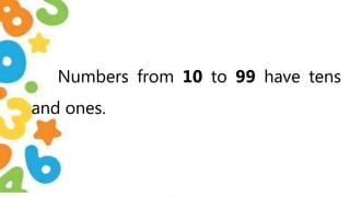 Tens and Ones | PPTX