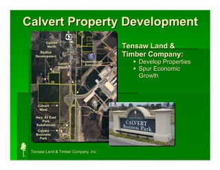 Tensaw Land Timber Company Presentation | PDF | Industrial Property ...