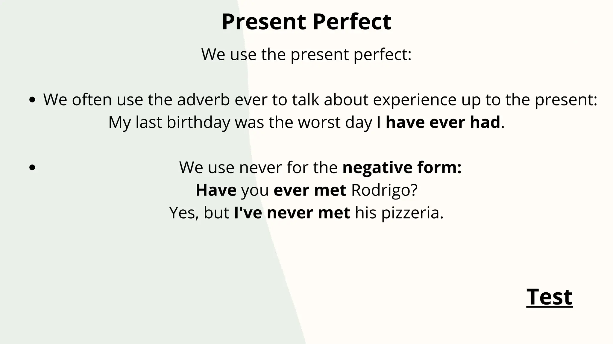 English tenses, simple past, present and present perfect | PDF