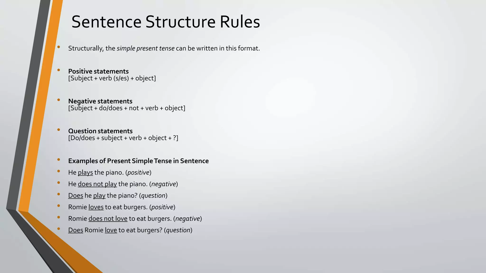 Present Tense | PPT