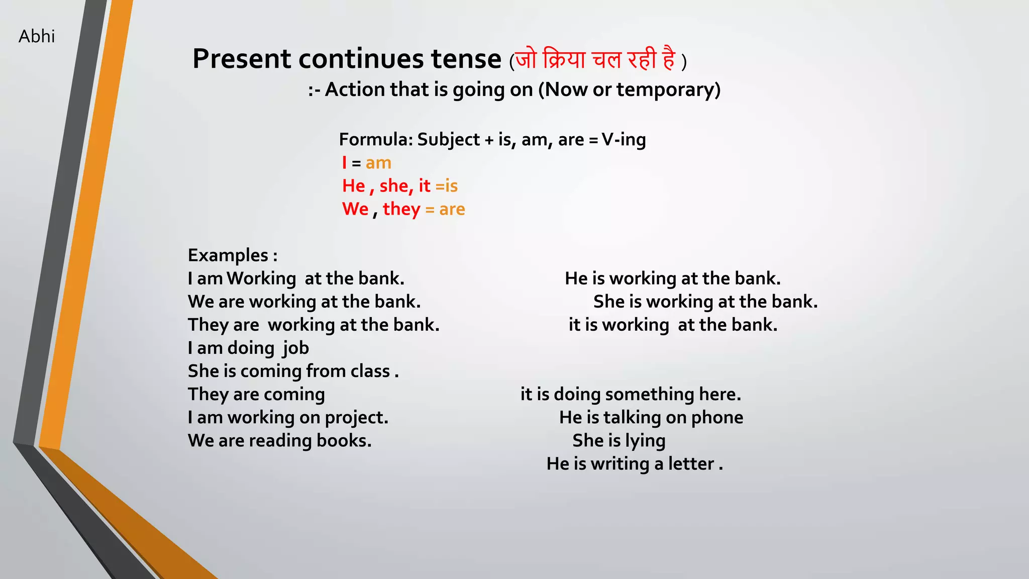 Present Tense | PPT