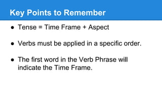 Tense and Aspect | PPTX