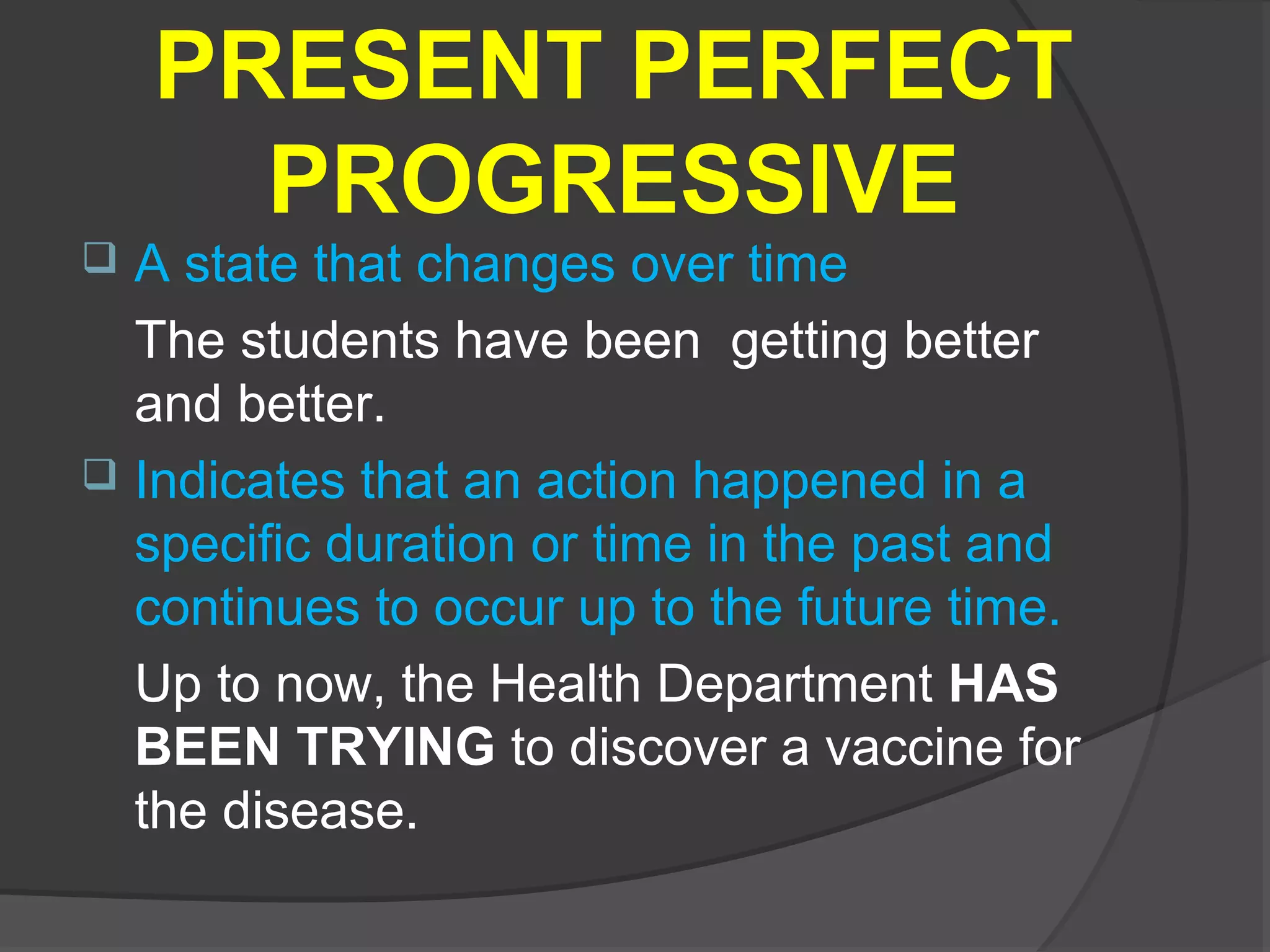 Tense and aspect -clt framework | PPT