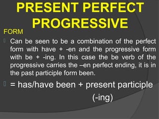 Tense and aspect -clt framework | PPT