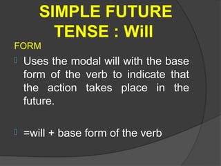 Tense and aspect -clt framework | PPT