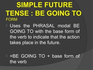 Tense and aspect -clt framework | PPT
