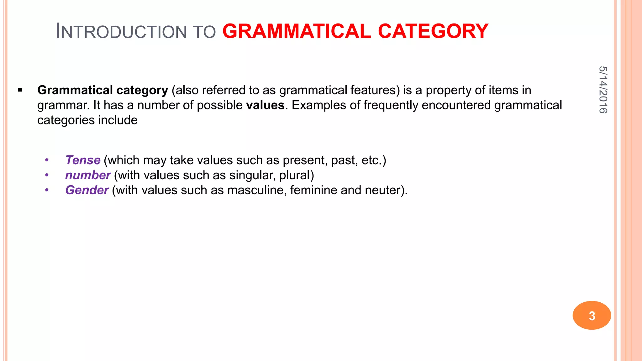 Tense, aspect, mood and evidentiality | PPTX