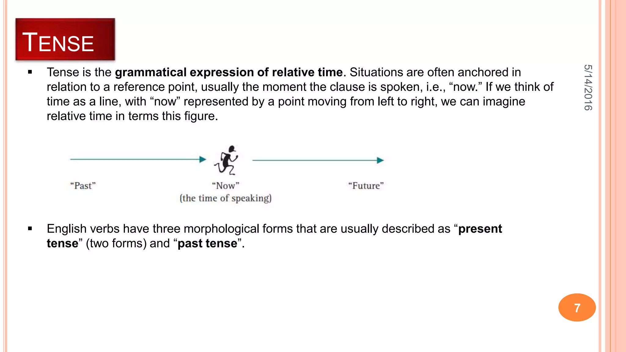 Tense, aspect, mood and evidentiality | PPTX