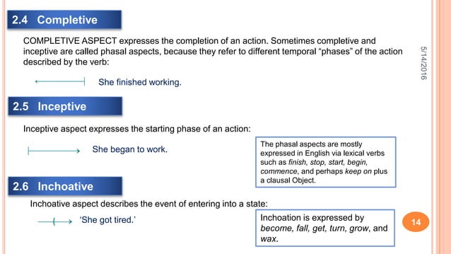 Tense, aspect, mood and evidentiality | PPTX