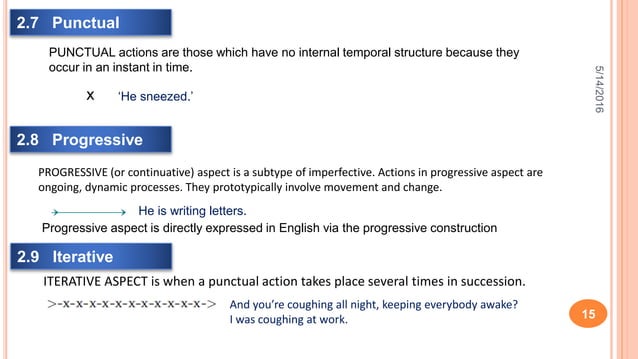 Tense, aspect, mood and evidentiality | PPTX