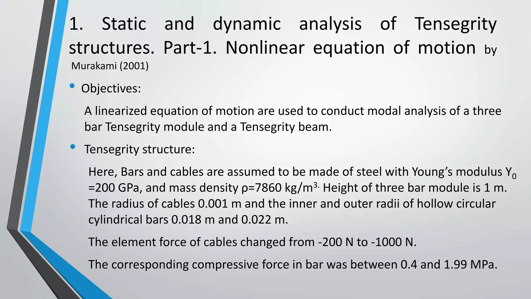 Tensegrity structure | PPTX