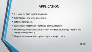 Tensegrity structure | PPTX