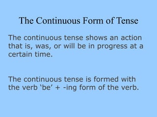 Use of Tenses - Types, forms and examples.pptx