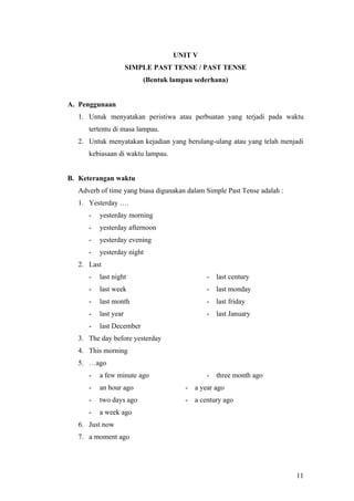 Tenses, Tense, Tensis, Bahasa Inggris | DOC