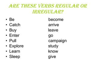 Tenses | PPT
