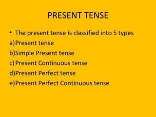 Tenses | PPT