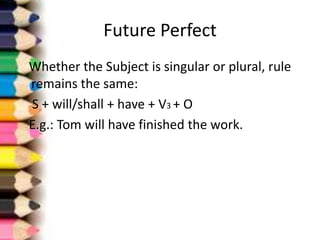 Tenses (Basic Rules of Tenses) | PPTX