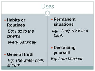 Present, Past and Future Forms | PPTX