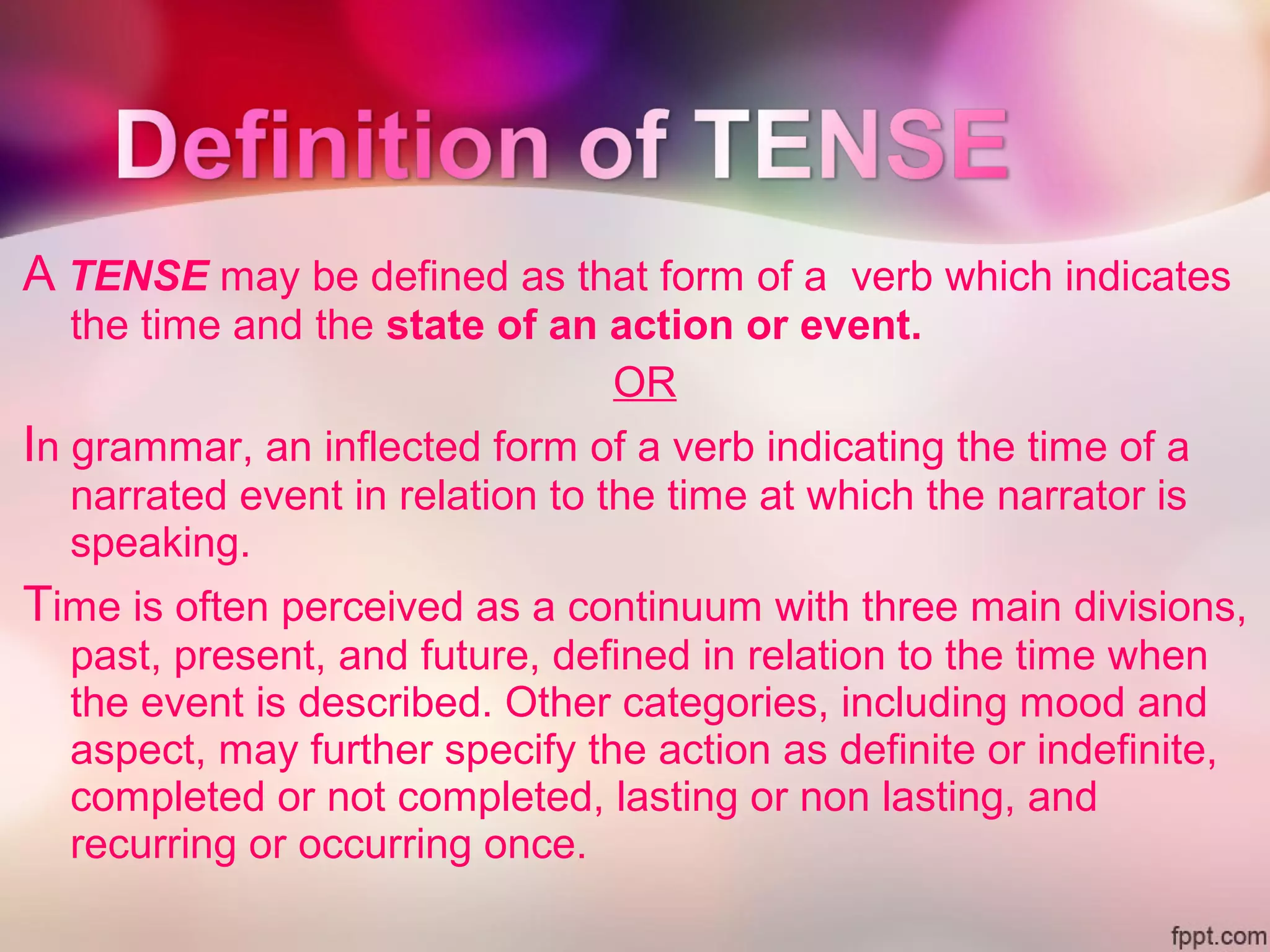 Tenses | PPT