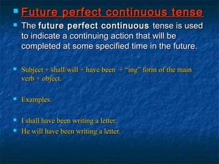 Tenses | PPT