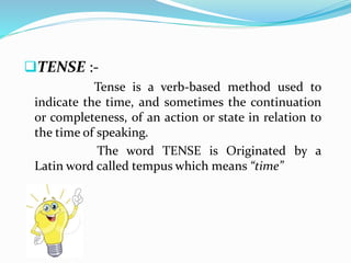 Tenses | PPT