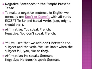 Tenses | PPTX